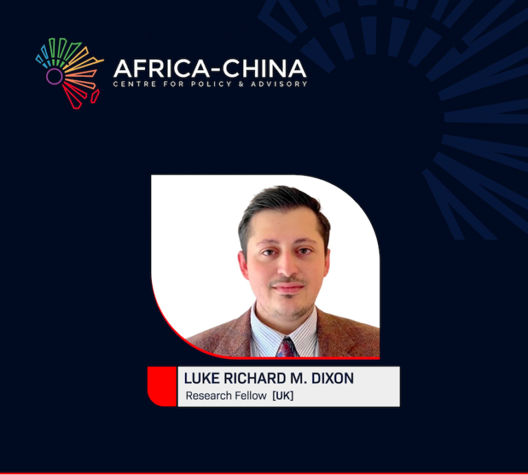 Luke Richard M. Dixon joins the ACCPA as a Research Fellow. - Africa ...