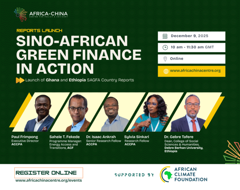 Sino-Africa Green Finance in Action: Launch of Ghana and Ethiopia SAGFA ...